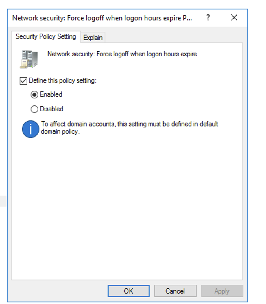 Force Logoff when Login Time Restrictions Are In Place (Windows Server ...